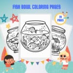 28 Fish Bowl Coloring Pages - Free & PDF Printables Fun