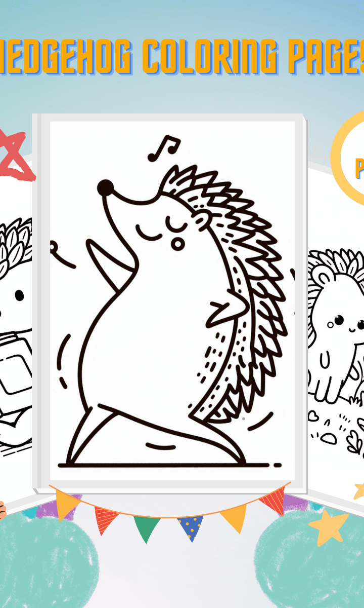 Gambar Mewarnai Landak