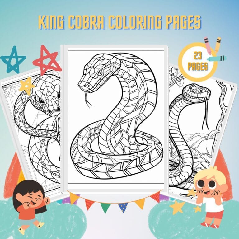 23 King Cobra Coloring Pages - Free PDF Printable Designs
