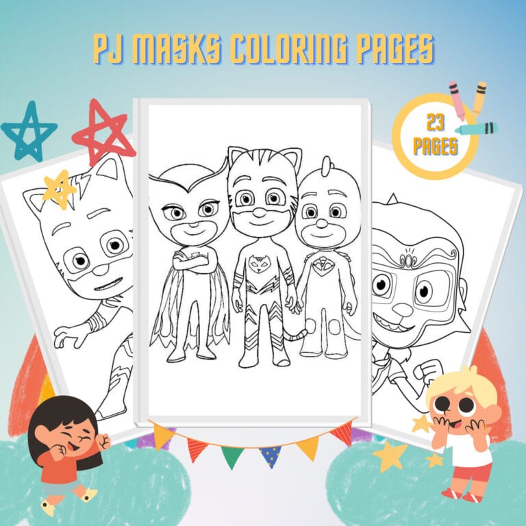 23 disegni di PJ Masks da colorare: stampabili, in PDF e online!