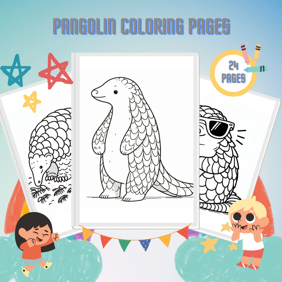 24 Pangolino da colorare - Free PDF Printables | SSColoring
