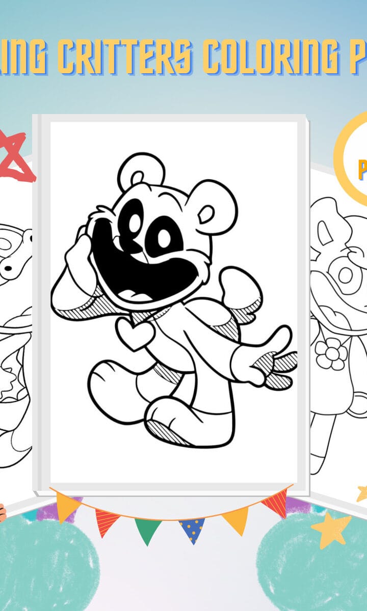 Smiling Critters Coloring Pages