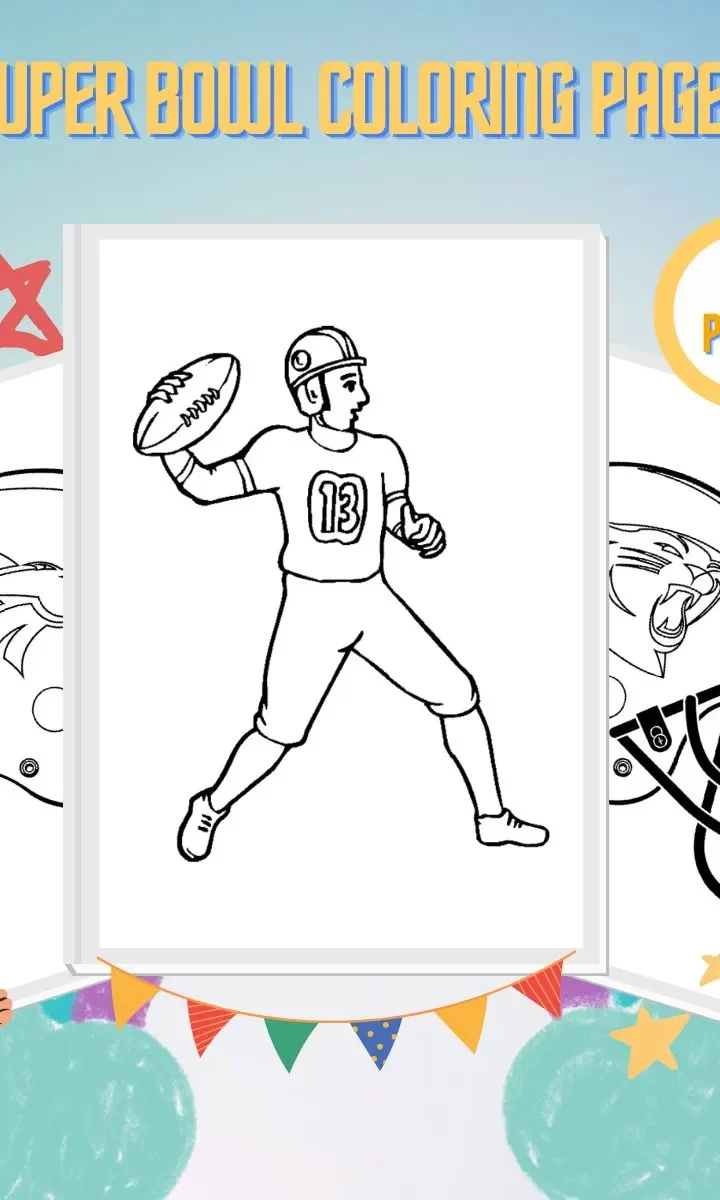 Super Bowl Coloring Pages