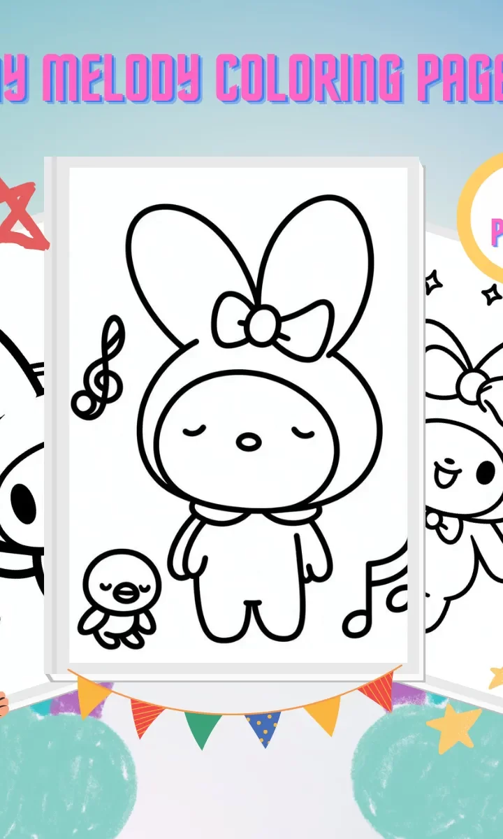 My Melody Coloring Pages